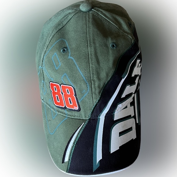 Accessories | Dale Earnhardt Jr 88 Ball Cap Hat Black Green Nascar ...